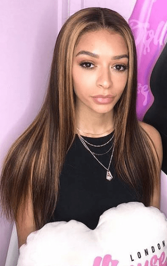 Lexi Closure – Brazilian Straight 4×4 Closure Highlighted Wig – Crush ...